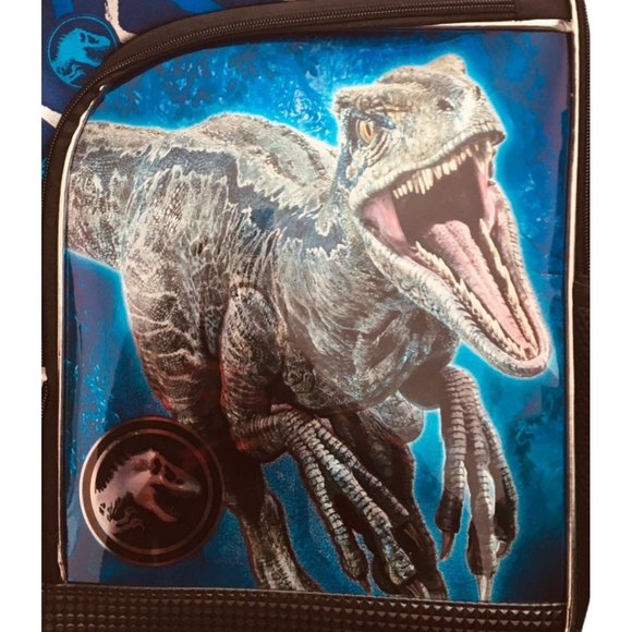 Jurassic Park | Accessories | Jurassic World Dinosaur Blue Backpack ...